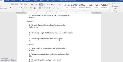 Rowan of Rin Bundle: PowerPoint, Chapter Questions, Worksheet & Google ...