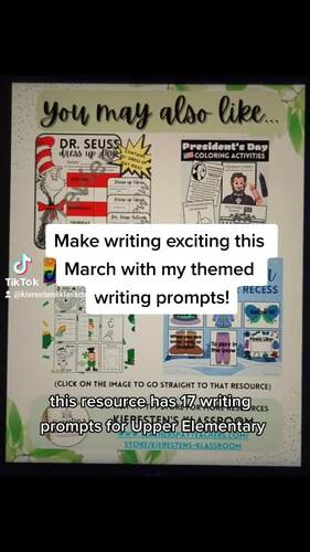 17 March Writing Prompts for Upper Elementary with Catchy Titles & Puns