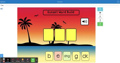 CVC Word Build (Boom Cards) by Learn With Mel Hern | TPT