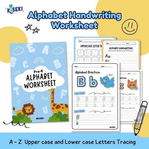 Alphabet Worksheet | Upper and Lower Case Letters Tracing & Writing ...