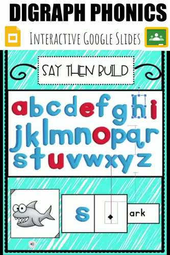 Distance Learning: Digraph Phonics Practice - Interactive Google Slides