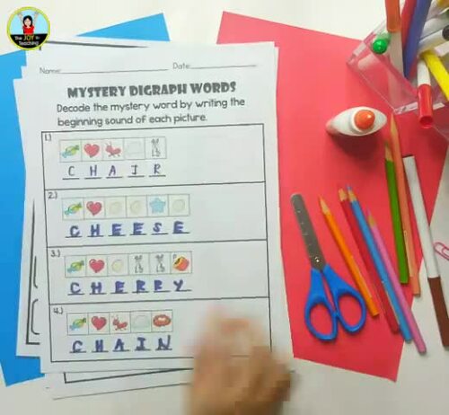 Digraph CH Activity by The Joy in Teaching | TPT