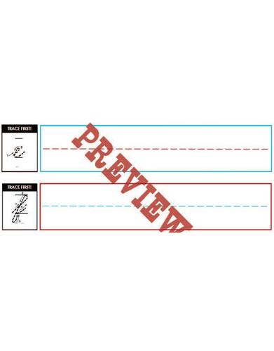 CURSIVE Handwriting Practice Progression YEAR LONG, ZB No Prep Gr. 3, 4, 5