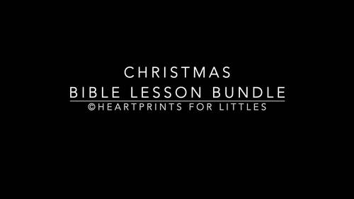 Christmas Bible Lesson Bundle by Heartprints for Littles | TpT