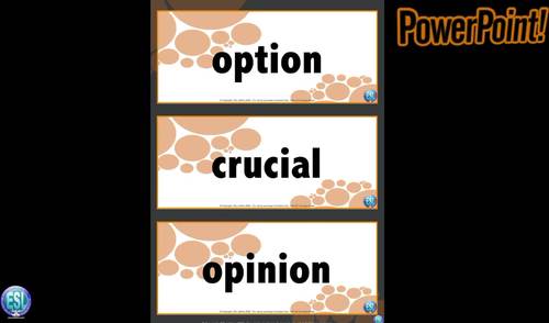 Word Stress & Syllable Pronunciation Slides for Speaking Fluency Practice