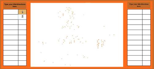 Mystery Digital EDITABLE LOW PREP - Fall Gnome PIXEL ART Reveal Template