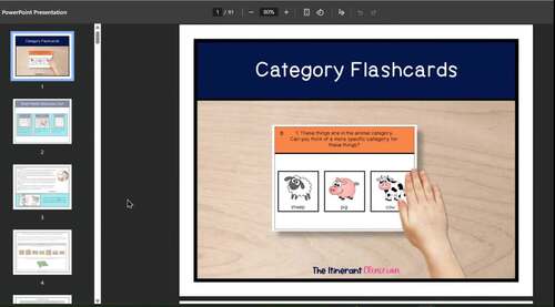 Category Visuals, FLASHCARDS, Semantic Relationships Speech Therapy ...