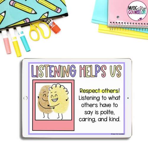 Listening Skills Lesson, How to be a Good Listener, Hats Craft, SEL ...