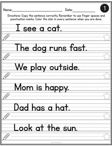 Back to School Morning Work, Early Finisher, Bell Ringer Writing Activity