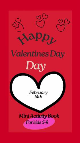 Happy Valentine's Day Mini Activity Book by Sydni Sagull EduProducts