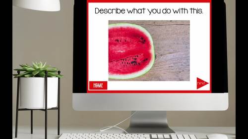 No Print Object Functions - Expressive | Distance Learning | Teletherapy