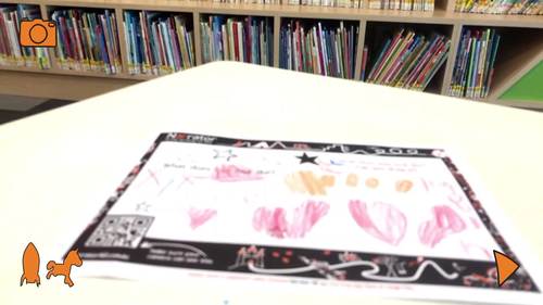 Pack of 5 Valentine's Day story pages - Animate handwriting in AR