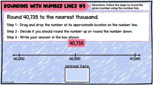 Digital Math Centers - 4th Grade Rounding with Google Slides™ Math ...