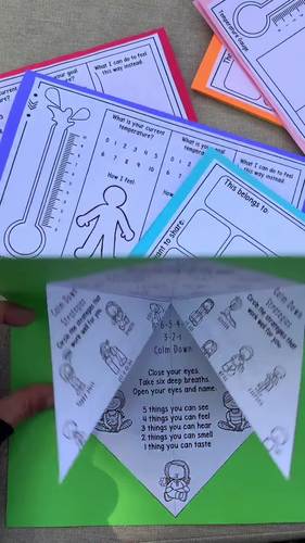 Anger Management Craft Teaching Self Control and Calming Strategies ...