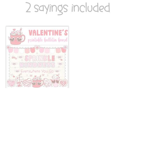 Valentine’s Day Bulletin Board Kit | Kindness Door Decor | February ...