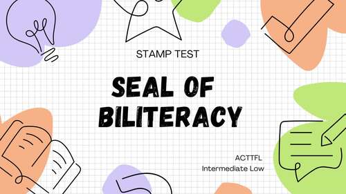 Seal of Biliteracy Preparation by Ms.Setti - Educational Resources & Merch