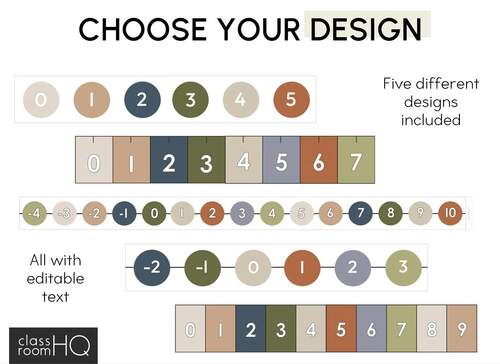 PLANT LIFE Number Line Pack by classroomHQ | TPT