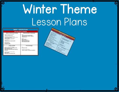 Kindergarten Winter Cross-Curricular Unit With Assessments & Worksheets
