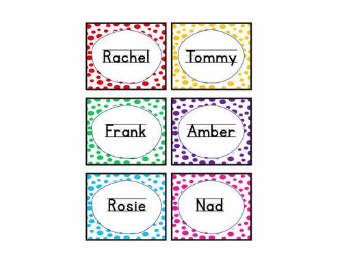 Printable Name Labels, Locker Labels, Mailbox labels, Bin Tags,Name Plates