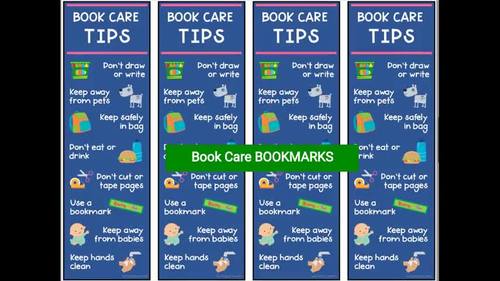 Library Book Care Printable BUNDLE for Libraries and Classrooms | TpT