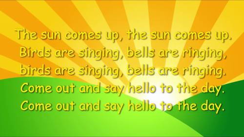 Singing Rounds for Children: “The Sun Comes Up” by Nutshell Playhouse