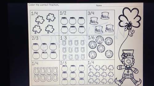 St. Patrick's Day No Prep Math Printables by Mama Pearson | TPT