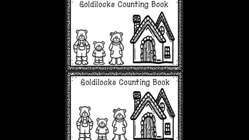 Goldilocks & The Three Bears Worksheets + Counting Book | TPT