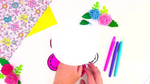 French Mother's Day Craft/Card - Bricolage/Carte pour la fête des mères