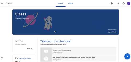 Animated Google Classroom Headers (October) for Distance Learning