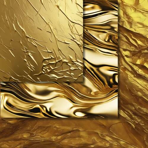 Gold Texture Digital Paper Pack- Metallic Gold Pattern Background