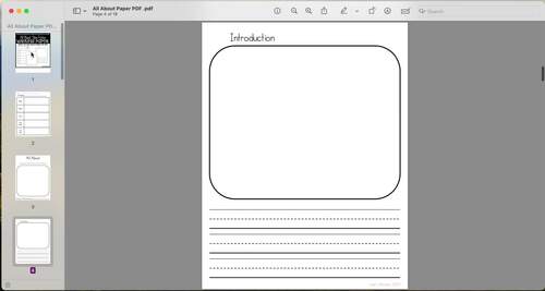 All About.. Animal Writing Paper (with Planning sheet!) Intro ...