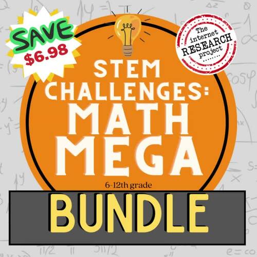 Mathematics STEM STEAM Challenges & Activities Bundle | TPT