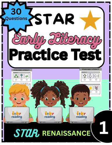 1st Grade Florida FAST STAR Early Lit Practice Test by Kiddie Kollege