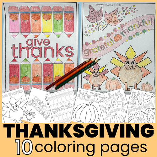 Thanksgiving Coloring Pages November Bulletin Board Activities Thankful ...