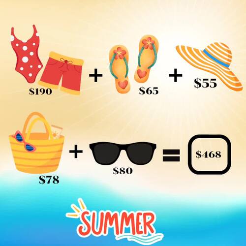 Summer Life Skills Money and Math - Counting Money - Adding Dollar ...