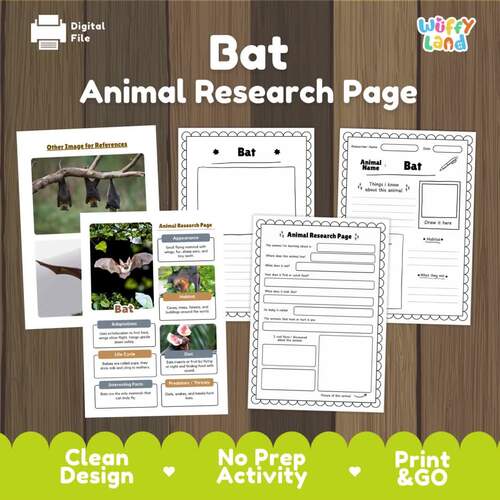 Bat Research Project | Mammal Science Activity | Halloween & Nocturnal ...
