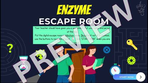 Enzyme Escape Room Activity by Science With Grapes | TPT
