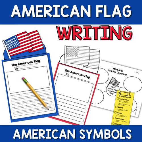 American Symbols Flag United States Writing Craft Project Activity