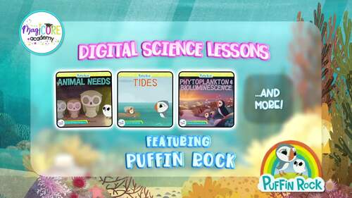Animal Movement Puffin Rock Digital Science Activity Pre-K Kinder 1st ...