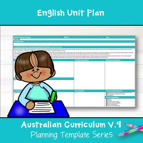 V9 Australian Curriculum Unit Plan Templates - Year 2 Bundle Pack