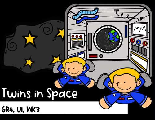 MyView 4th Grade "Twins in Space" Vocabulary PowerPoint and Corner ...