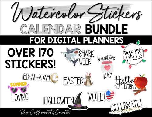Digital Stickers for Teacher Planners & Digital Sticker for Life ...