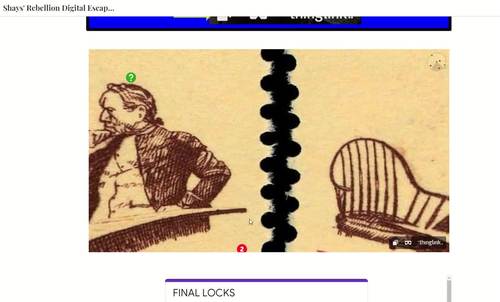 Shays' Rebellion DIGITAL ESCAPE ROOM for Google Drive® by Think Tank