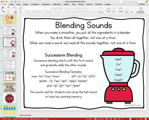 Digital Phonics: Body Coda & Continuous Blending w Continuous Sounds ...
