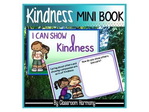 Kindness Mini Book, Social Emotional Learning by Classroom Harmony