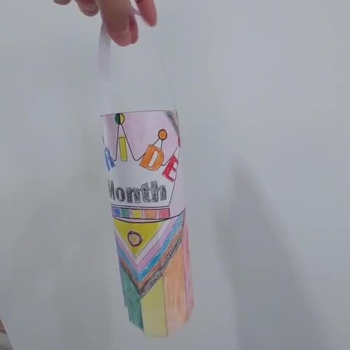 Pride Month Craft Windsock Writing Activities LGBTQ/ Coloring Pride ...