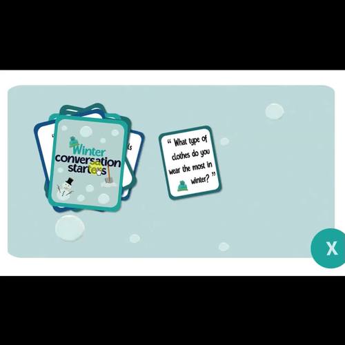 Winter Conversation starters Interactive Powerpoint Presentation by ...