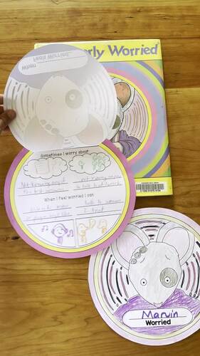 Wemberly Worried Read Aloud Craft - When I Feel Worried SEL Activity ELA