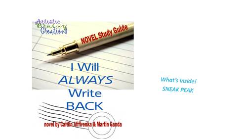 I Will Always Write Back, Novel Companion Activity Guide | TPT