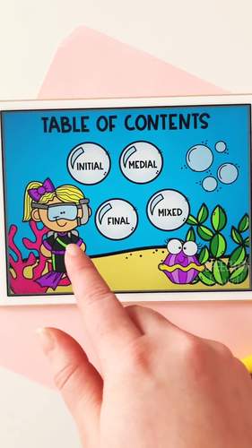 Digital Articulation Ocean Bubbles Games {Speech Therapy Bundle}